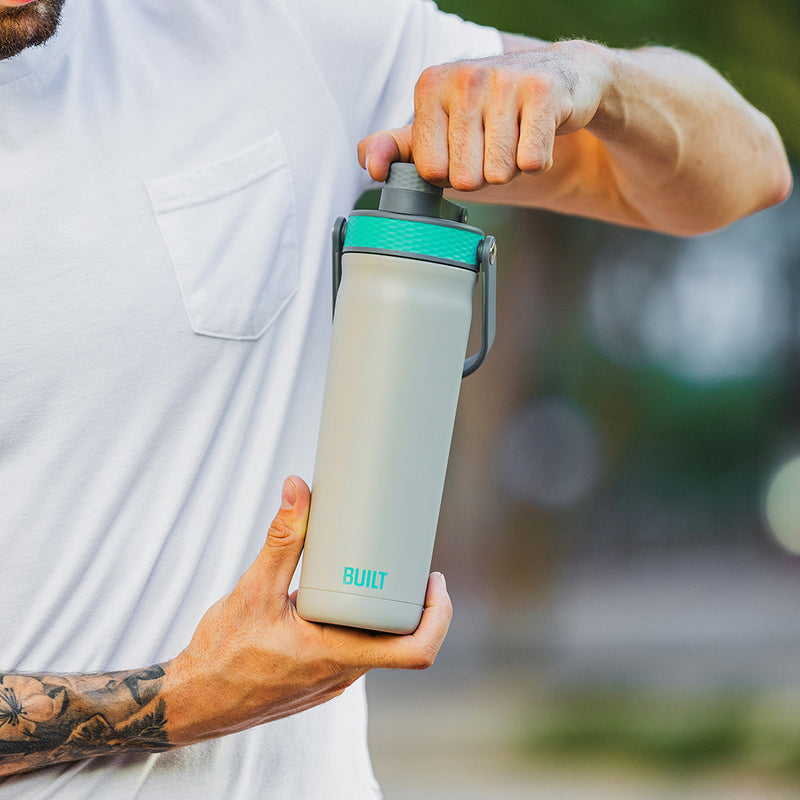 Lunch and hydration on the go. Built.