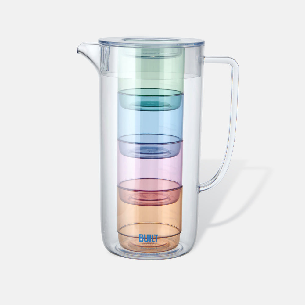Lagoon Pitcher with Stackable Tumbler